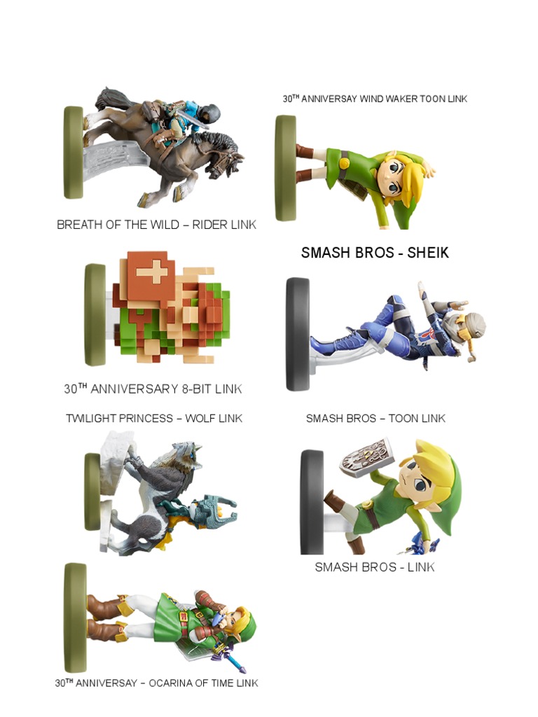 All Zelda Amiibos | PDF