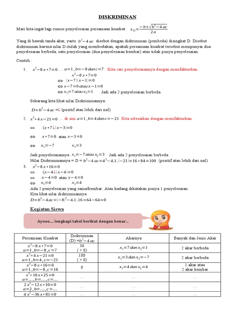2d. Diskriminan | PDF