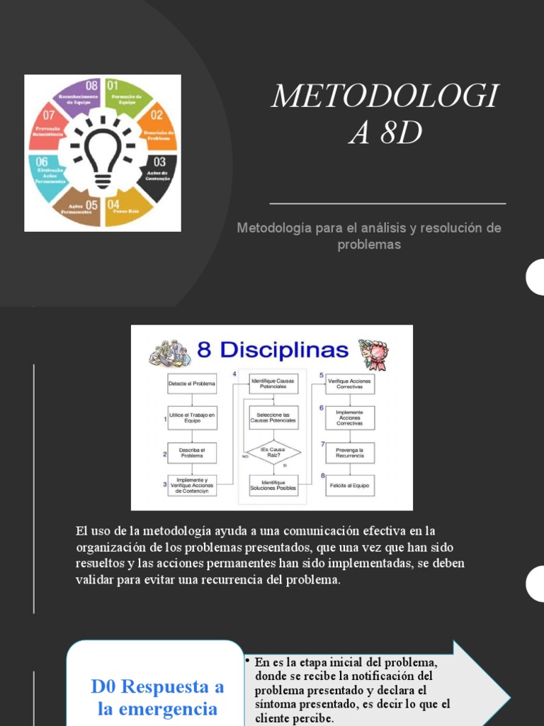 Metodología 8D para Gerentes y Jefes | PDF | Cognición | Informática