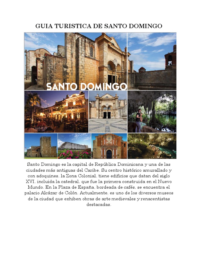 Guía Turística de Santo Domingo | PDF | República Dominicana