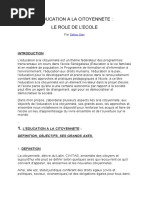 Droit Civisme Et Citoyenneté | PDF | Droits de l'homme | Citoyenneté