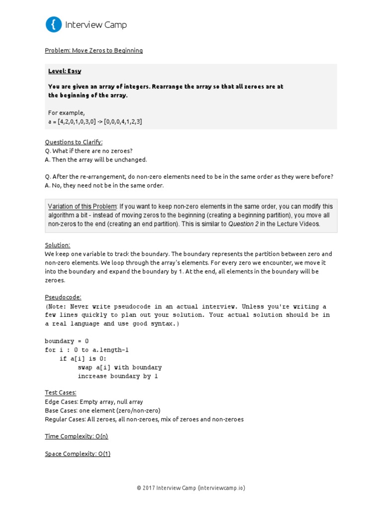 Partitioning Arrays | PDF | Array Data Structure | Pointer (Computer Programming)