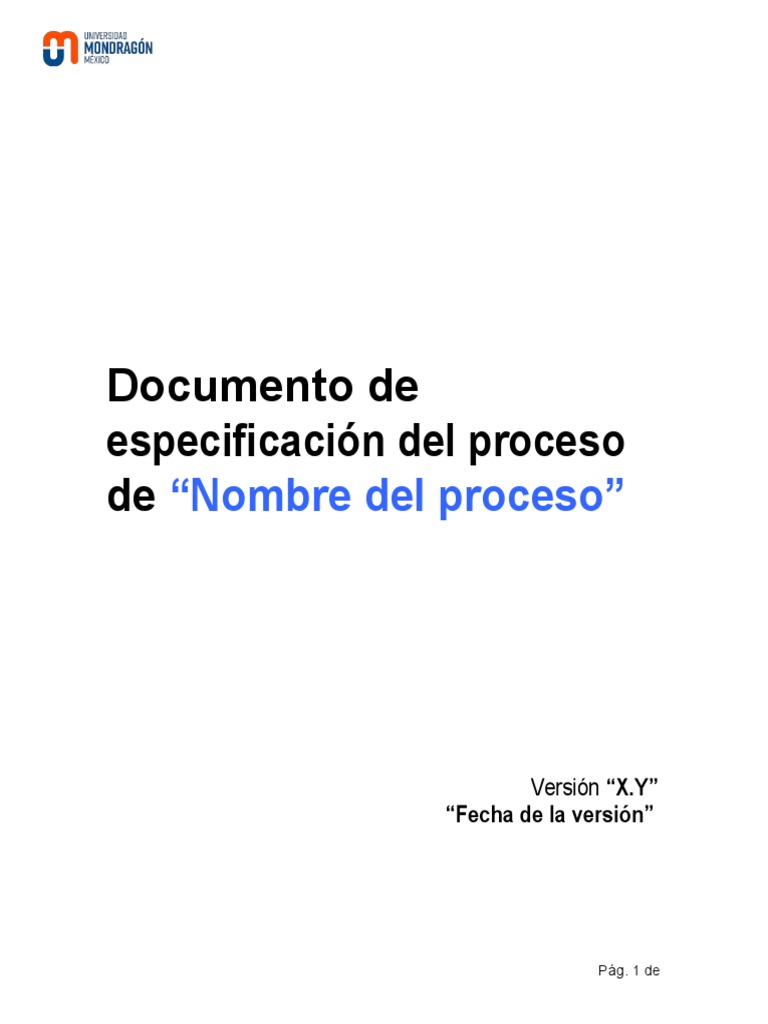 Plantilla para Documentar Procesos | PDF | Informática