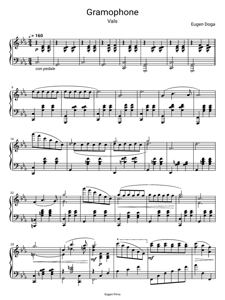 Gramophone: Eugen Doga 160 | PDF