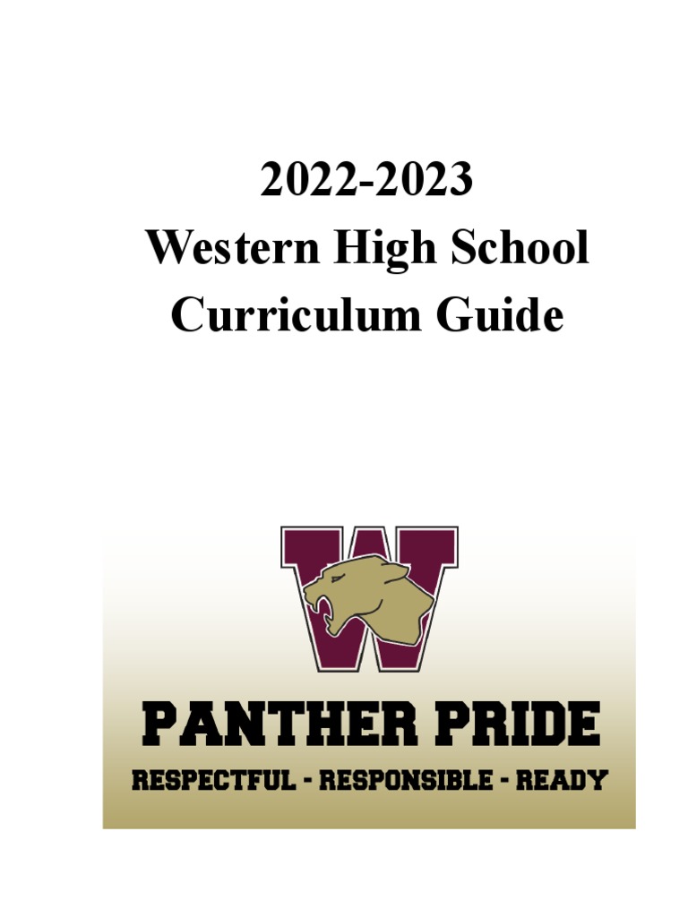 2022-2023 Curriculum Guide | PDF | English Studies | Curriculum