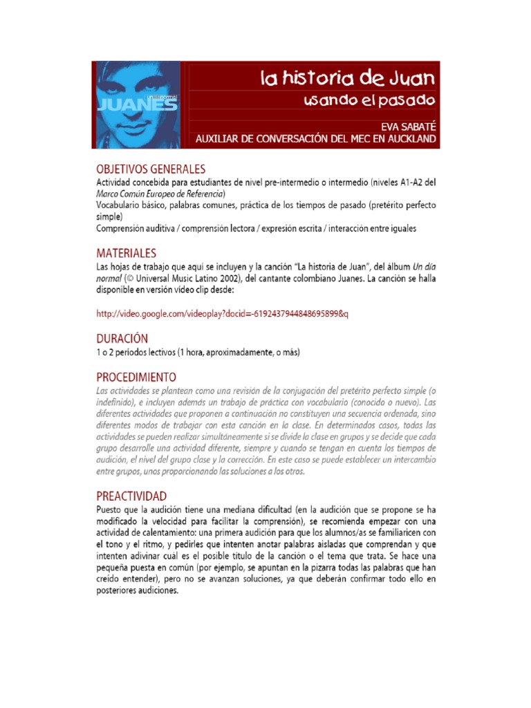 Juanes - La Historia de Juan | PDF