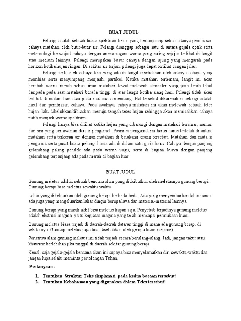 Tugas Bind Kelas Viii | PDF