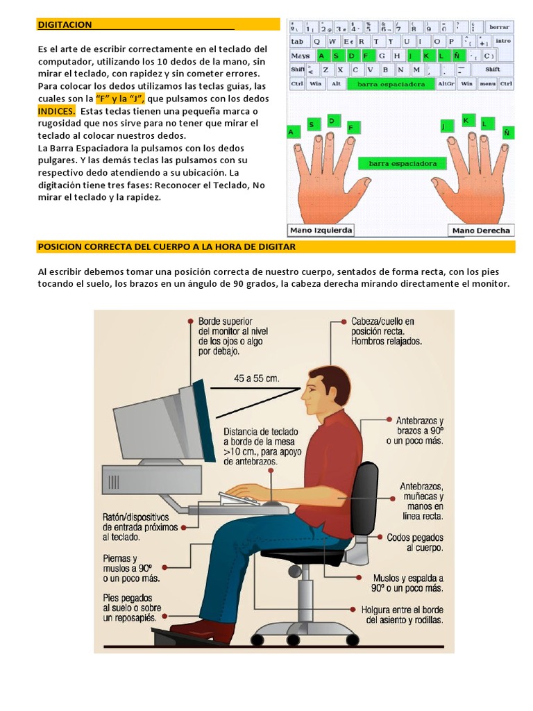 DIGITACION | PDF | Teclado | Archivo de computadora