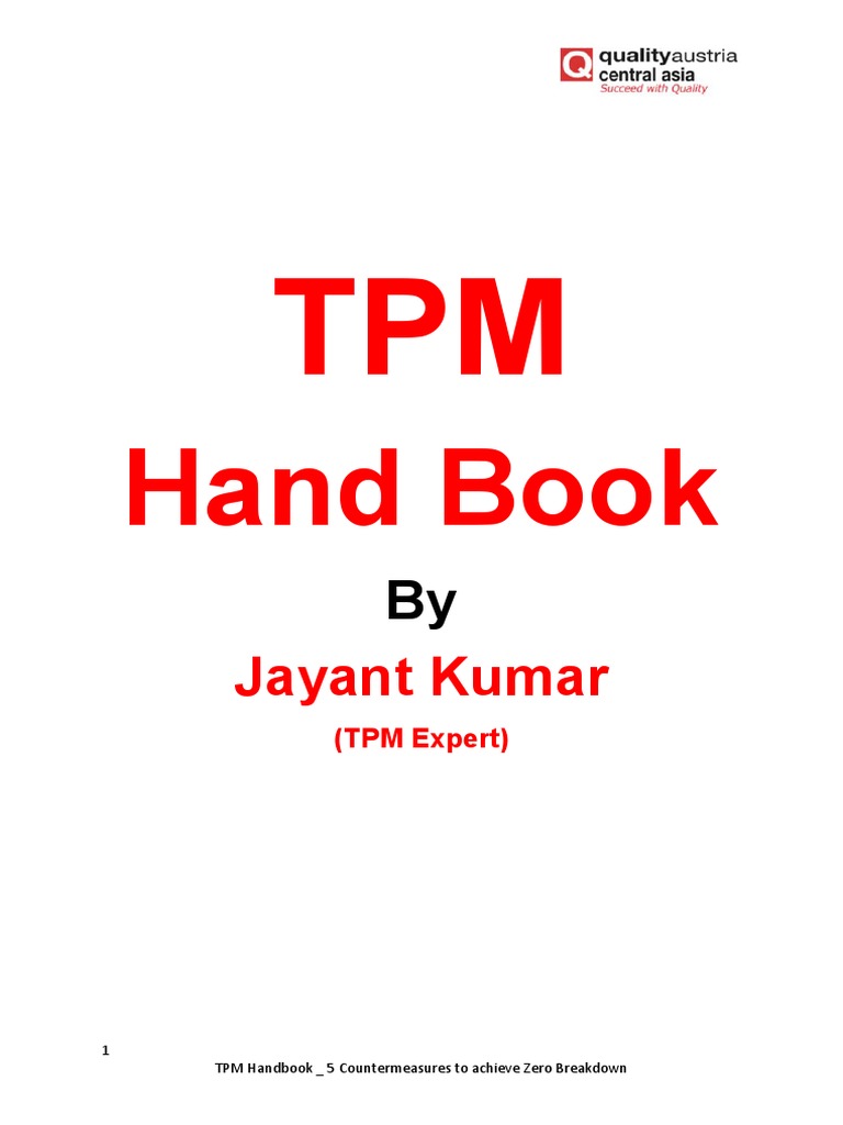 TPM - 5 Countermeasures To Achieve Zero Breakdown | PDF | Screw | Reliability Engineering