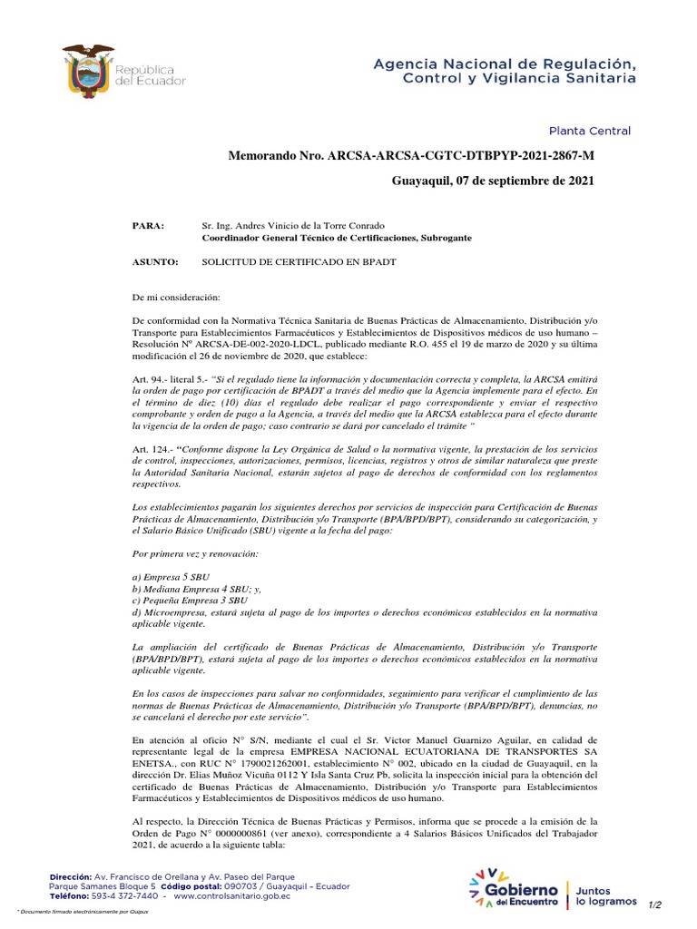 Arcsa Arcsa CGTC Dtbpyp 2021 2867 M | PDF