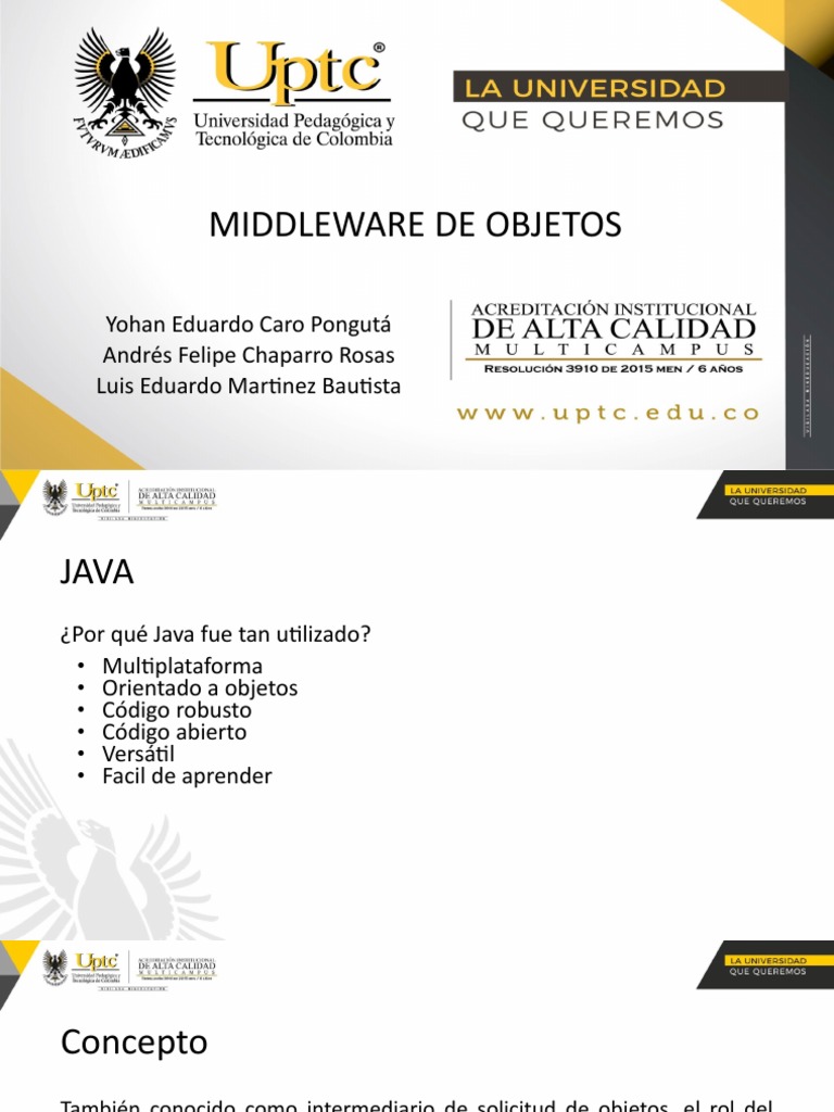 Middleware CORBA en Java | PDF