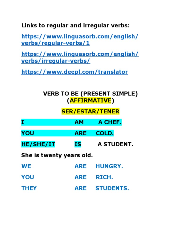 Verbs/regular-Verbs/1 Verbs/irregular-Verbs | PDF | Linguistic Typology ...