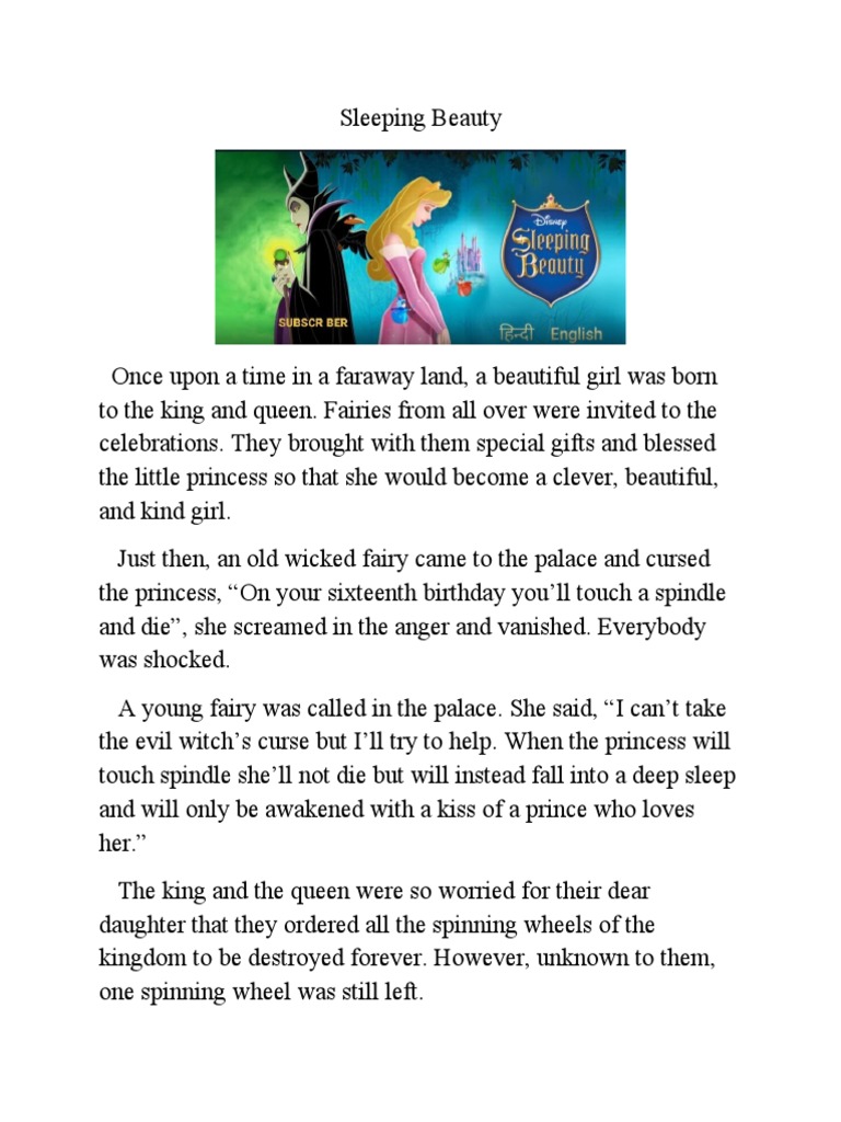 Sleeping Beauty-WPS Office | PDF | Sleeping Beauty | Fairies