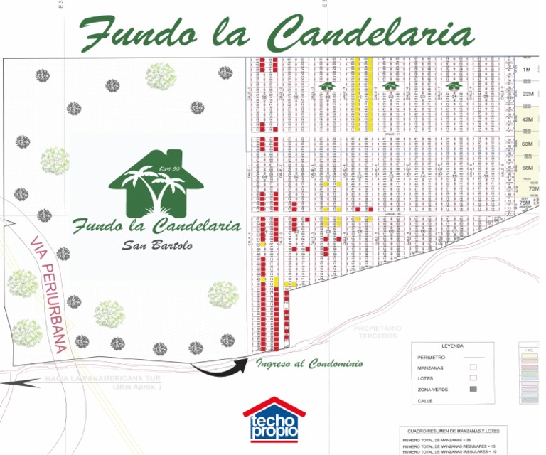 Plano Actualizado Condominio Fundo La Candelaria 2021 | PDF