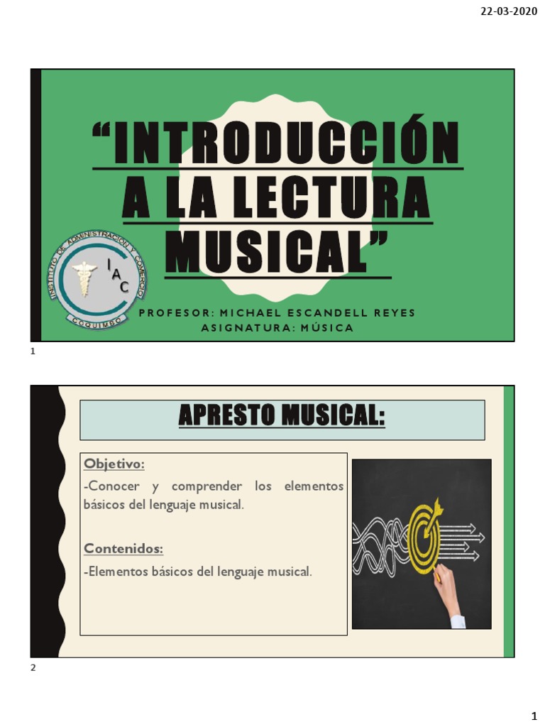 Lectura Musical | PDF | Ritmo | Melodía