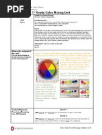 3D Color Wheel Lesson for Grade 4 | PDF | Pedagogy | Learning