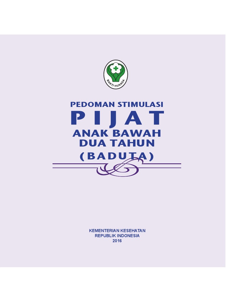 Pedoman Pijat Stimulasi Baduta | PDF