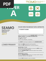 Seamo Past Paper B 2019 | PDF | Area | Geometry