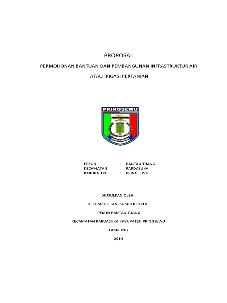PROPOSAL Kelompok Tani | PDF