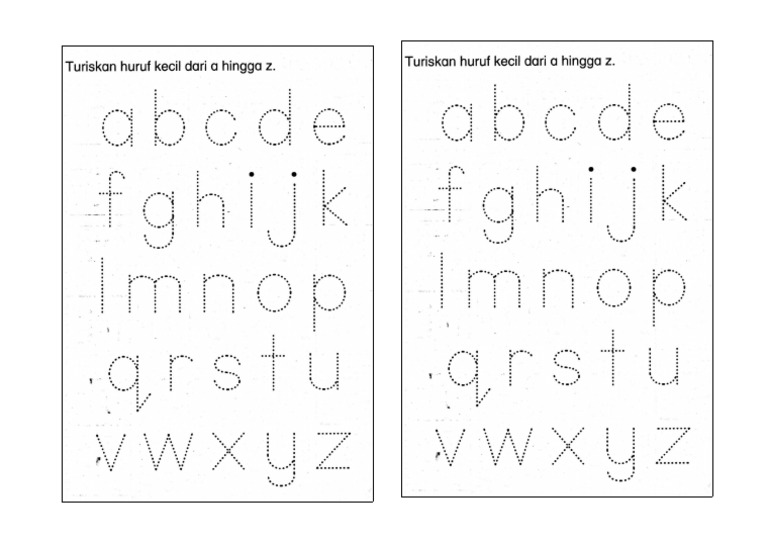 Tulis Huruf Ikut Titik | PDF