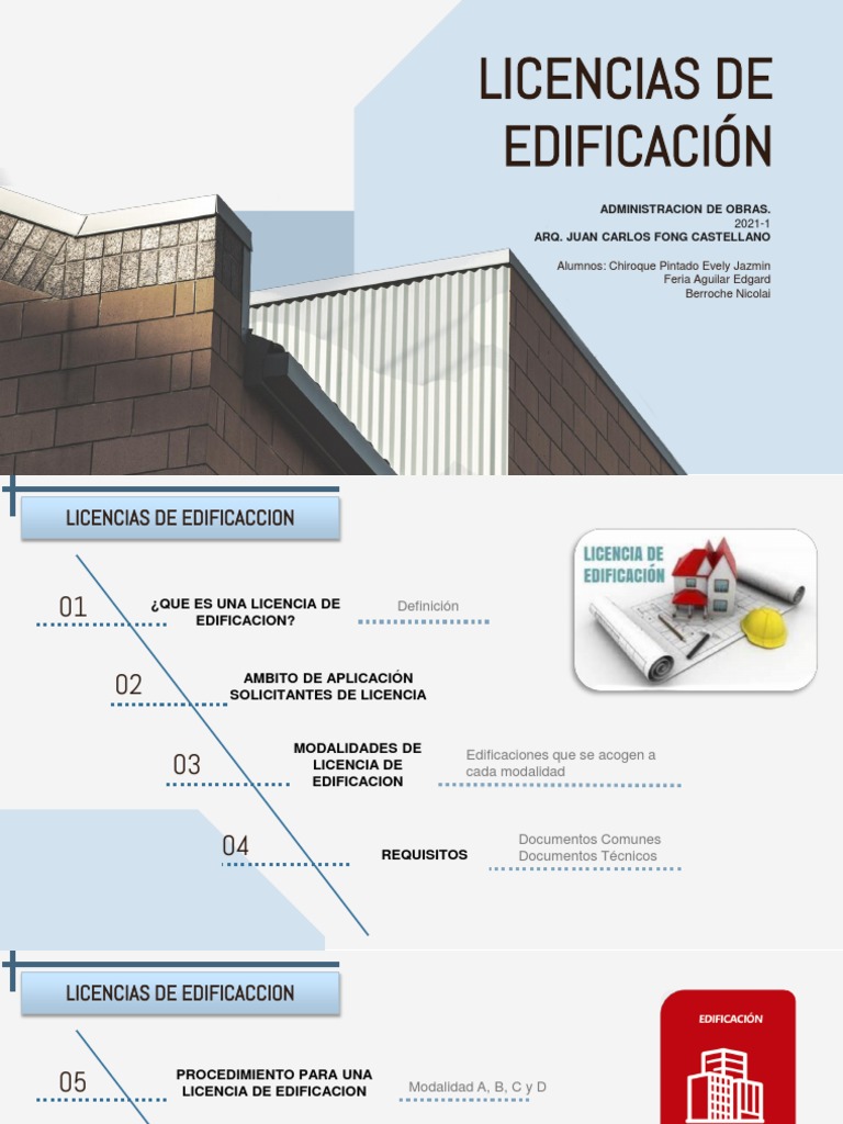 Licencias de Edificación | PDF | Póliza de seguros | Condominio