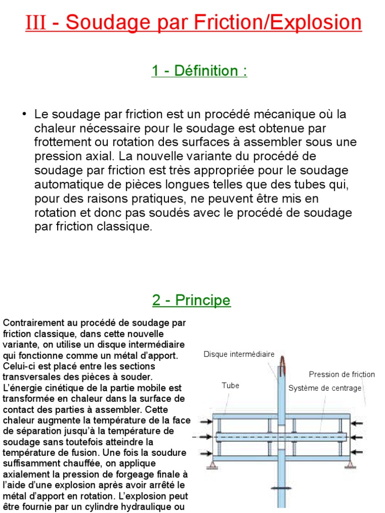 Soudage Par Friction Explosion | PDF | Soudage | Construction