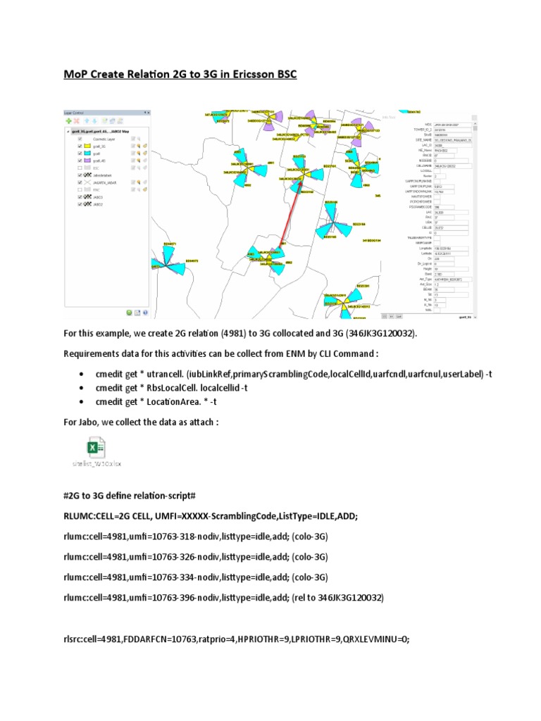 Ericsson BSC 2G-3G Relation Setup | PDF | Technology & Engineering