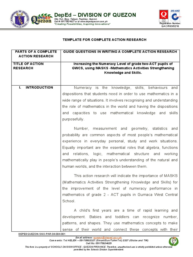 MASK - Template-for-Complete-Research-12-15-18 | PDF | Learning ...