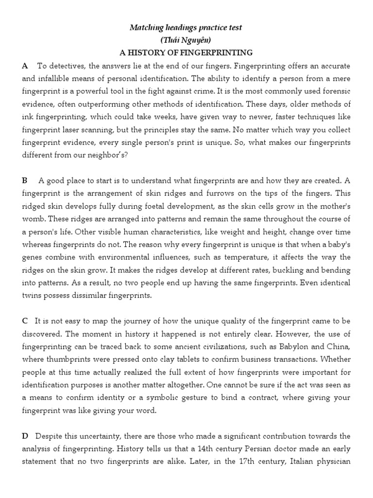 Matching Headings Practice Test | PDF | Instrument Flight Rules ...