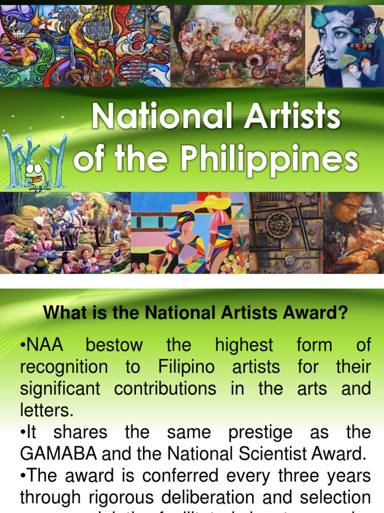Establishment of the National Artists Award | PDF | The Arts