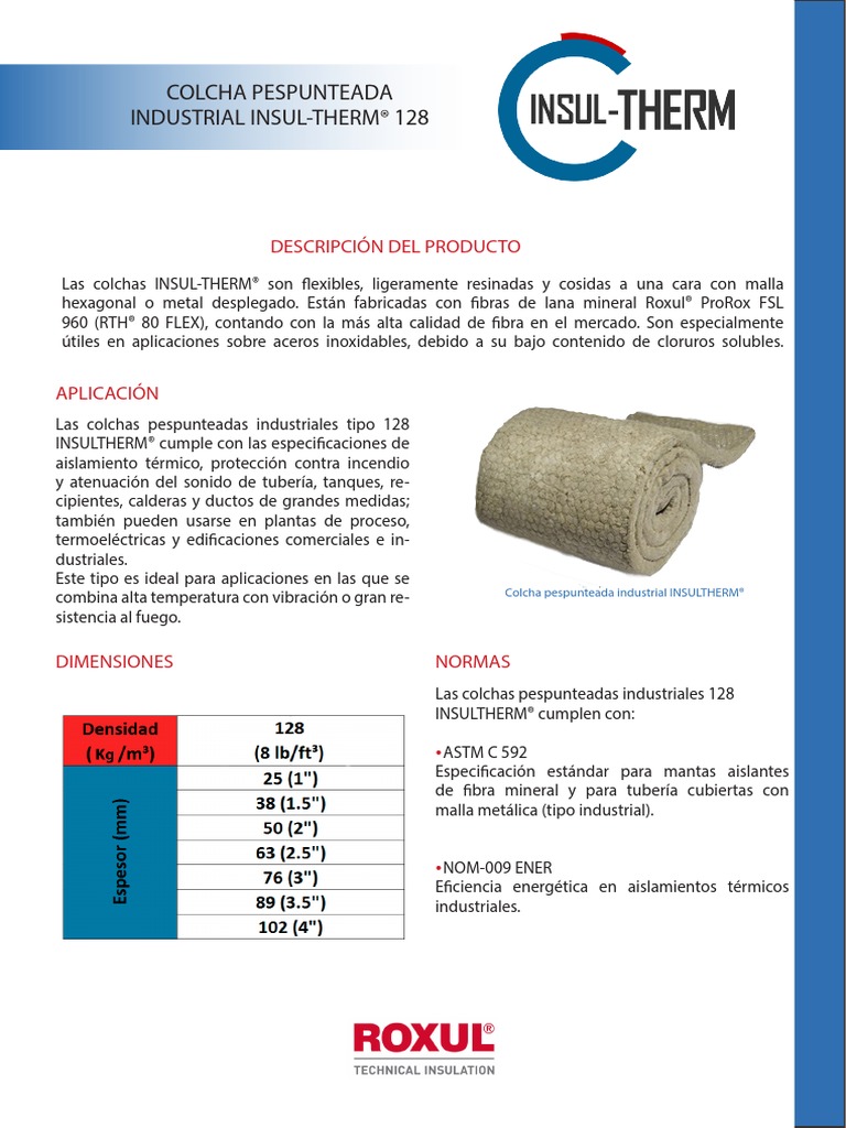 10 Colcha Lana Mineral | PDF | Aislamiento térmico | Agua