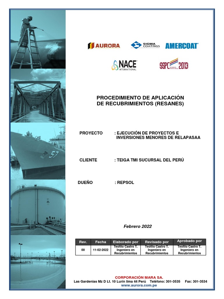 Procedimiento de Resane de Pintura | PDF | Humedad | Revestimiento