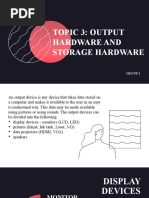 Cambridge IGCSE ICT - Chapter 2 and 3 - Input & Output Devices - Storage Devices and Media | PDF ...