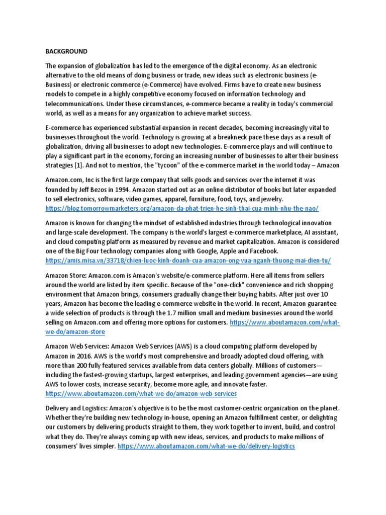 IBS301 Amazon | PDF | E Commerce | Computing