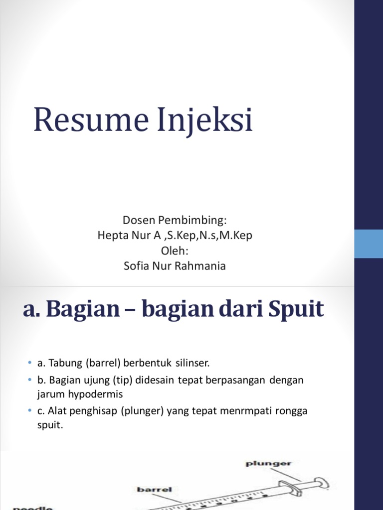 Panduan Dosis dan Injeksi Obat | PDF