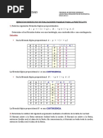 Ejercicios Resueltos - Equivalencias Lógicas | PDF | Lógica | Matemáticas