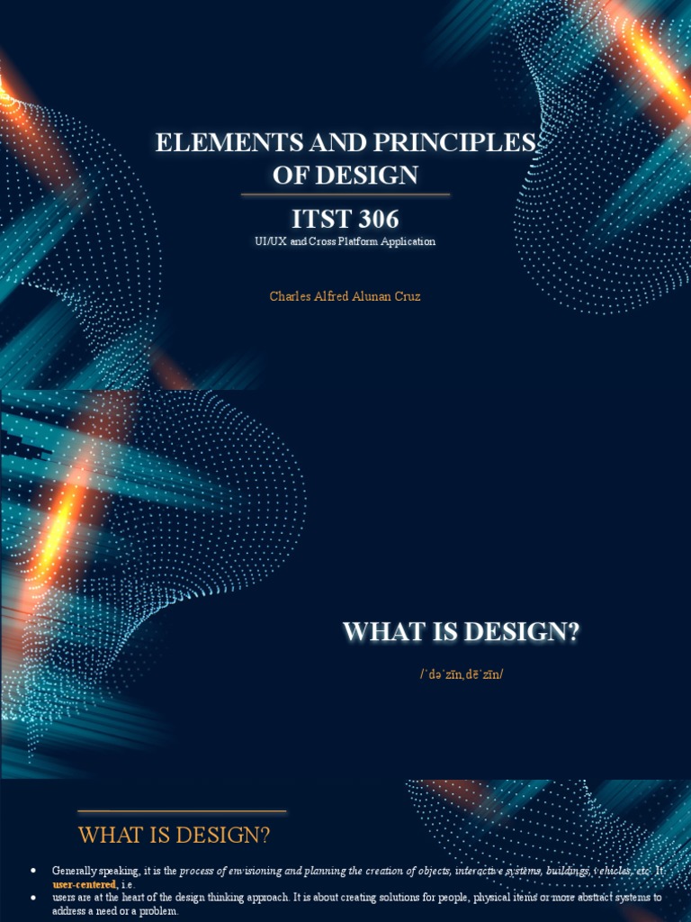 ITST 306 - Lesson 1 - Elements and Principles of Design | PDF ...