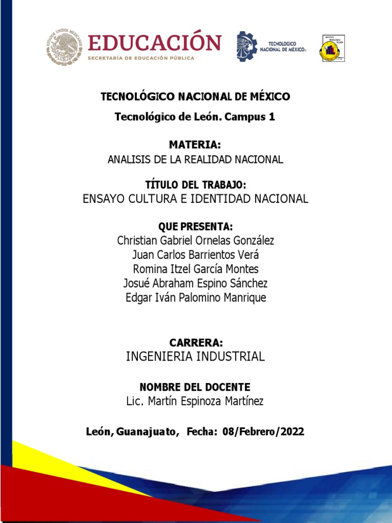 Ensayo Cultura e Identidad Nacional | PDF | México | Pirámide