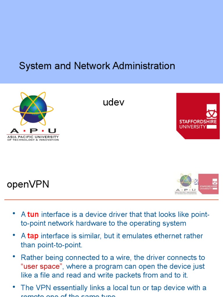 System and Network Administration Udev | PDF | Device Driver | Kernel (Operating System)