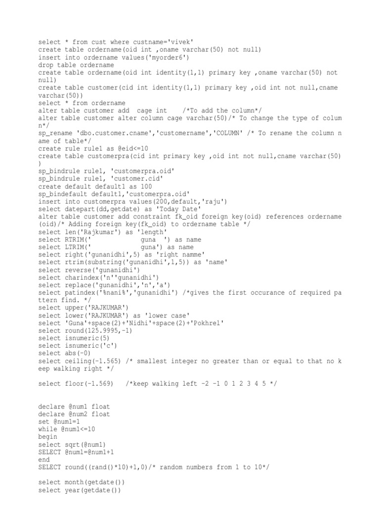 Sql Query Pdf Information Retrieval Information Technology Management