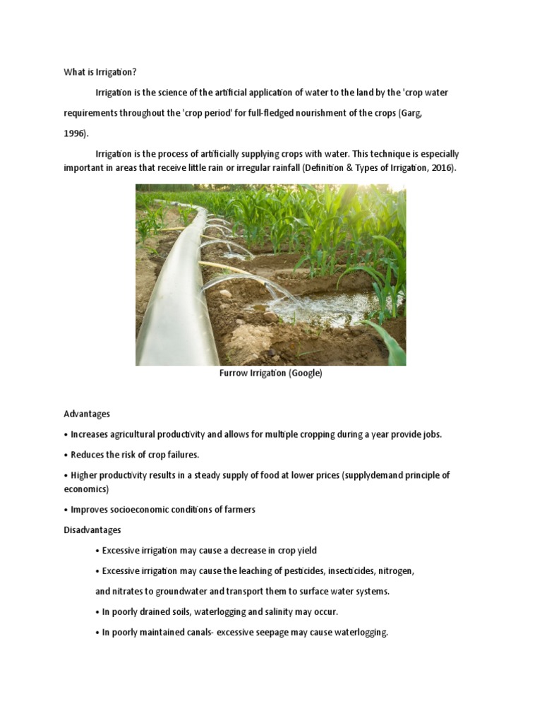 What Is Irrigation | PDF