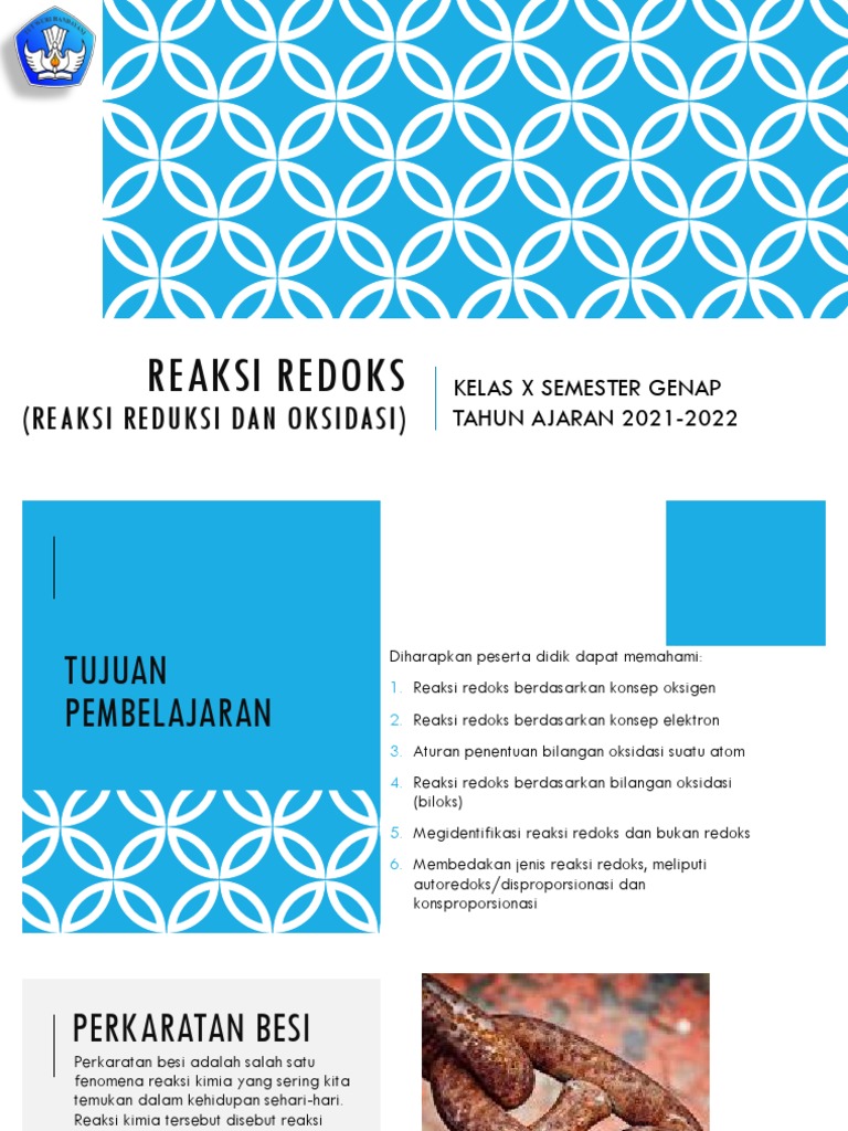 Reaksi Reduksi Dan Oksidasi (Redoks) | PDF | Metode & Bahan Ajar | Sains & Matematika