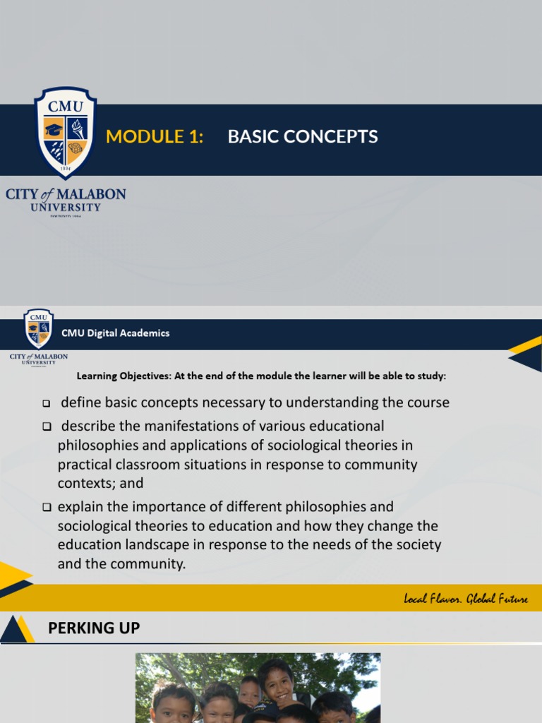 Module 1 BASIC CONCEPTS | PDF | Teachers | Leadership