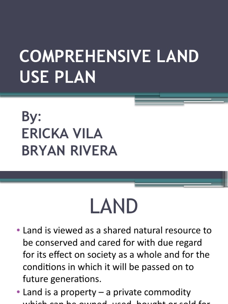 Comprehensive Land Use Plan (CLUP) | PDF