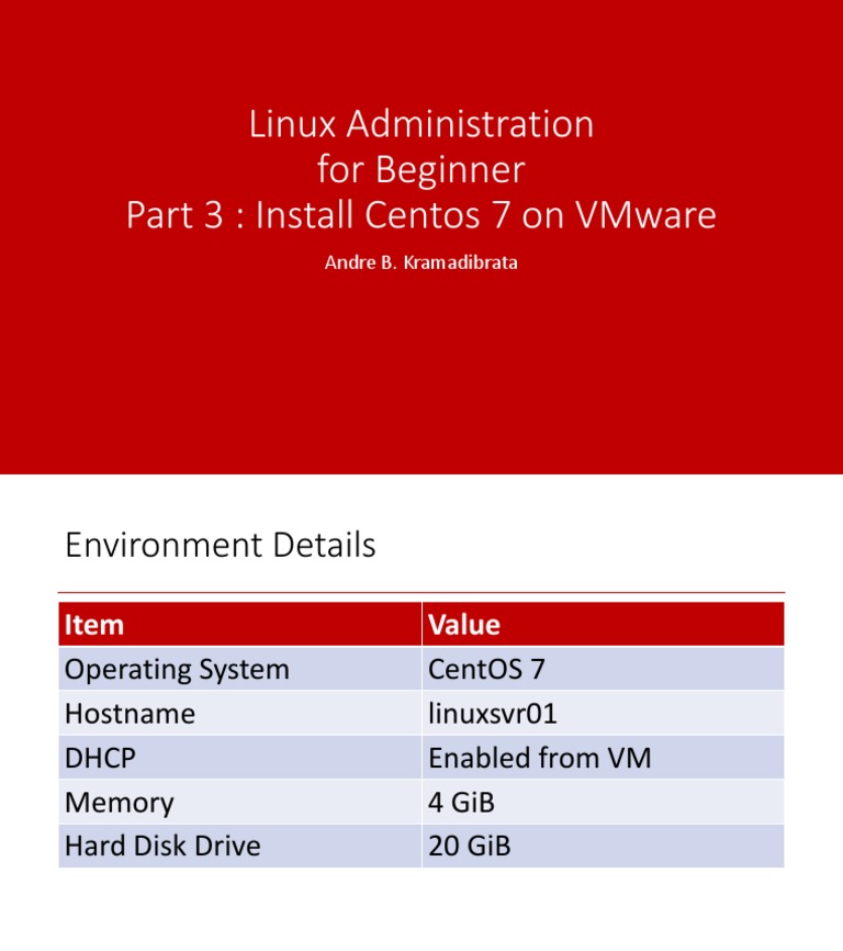 Install Centos 7 | PDF