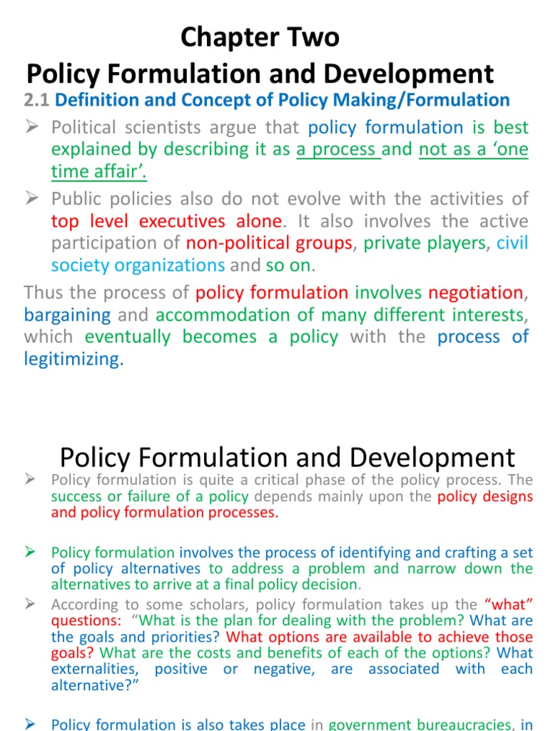 Chapter Two | PDF | Policy | Rationality