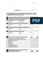 PTSS 10 Questionnaire | PDF | Psychiatry | Cognition