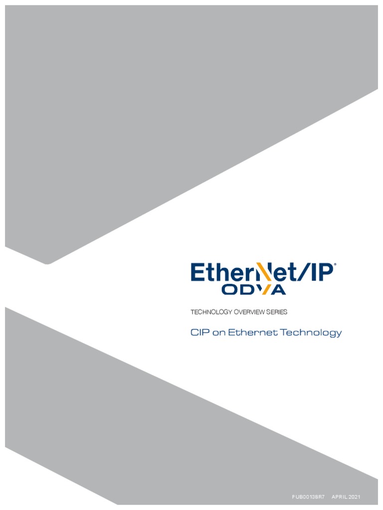 PUB00138R7 - Tech Series EtherNetIP | PDF | Computer Network | Internet Protocols