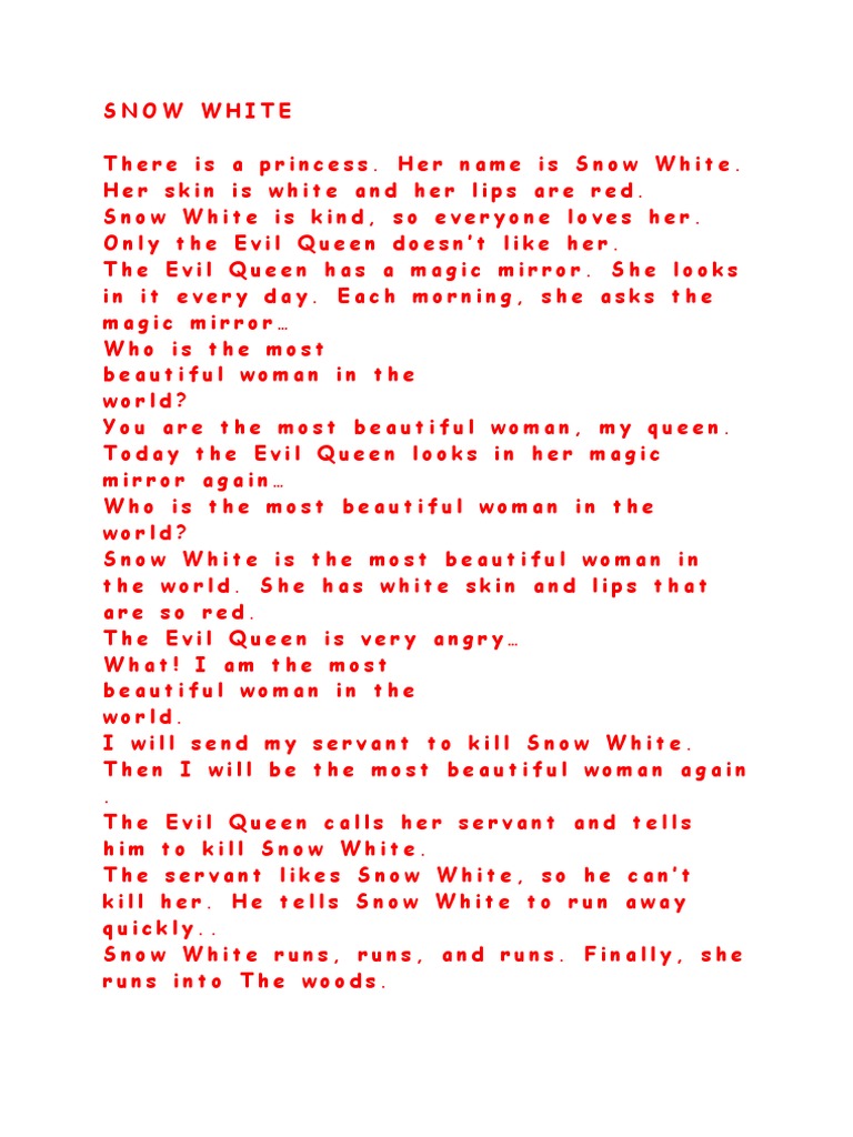 Snow White: A Timeless Fairy Tale | PDF | Snow White | Fantasy