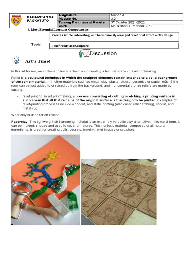 Nature Inspired Clay Relief Sculpture: Creating a Garden Landscape ...
